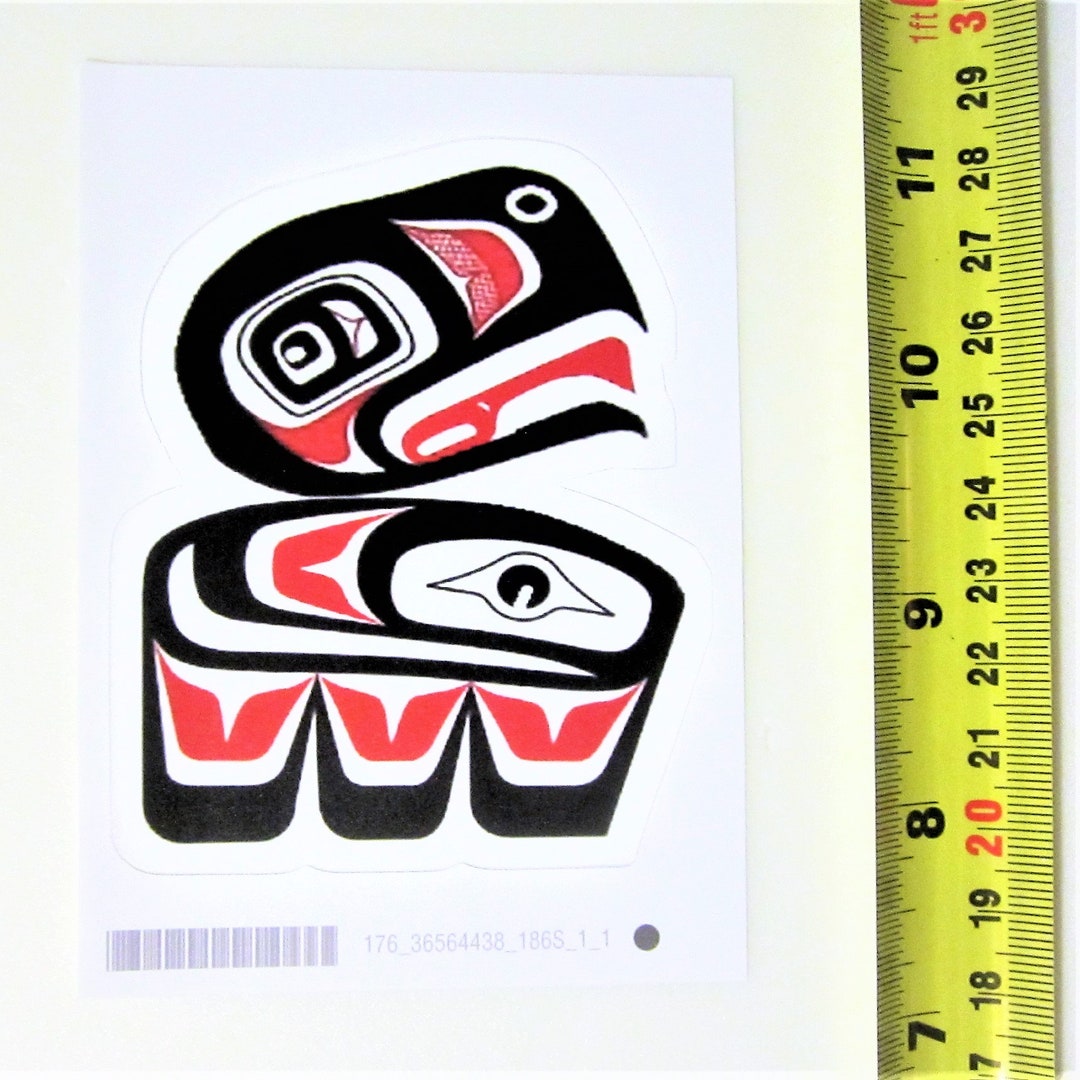 First Nations ''newborn Spirit'' Sticker Decal West Coast Native ...