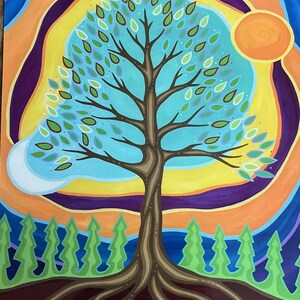 Ojibway First Nation 'positive Energy' Contemporary Eastern Woodlands ...