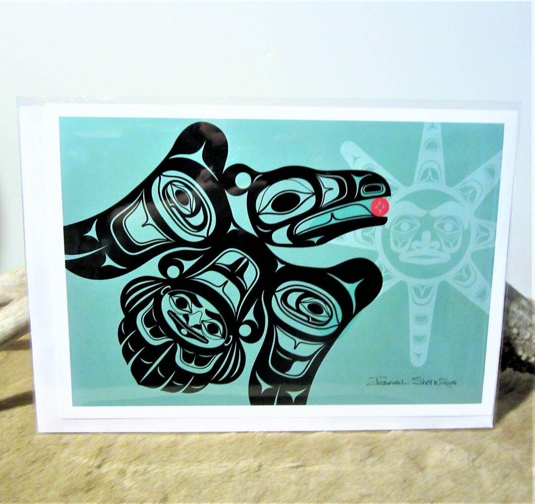 Tlingit Yukon First Nations 'raven Stealing the Sun' Pacific North West ...