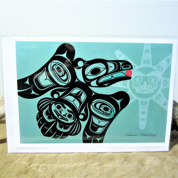 Raven Steals the Sun - Etsy