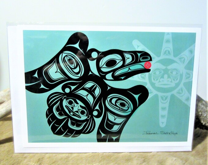 Coast Salish First Nations ''loon'' Pacific North West Native ...