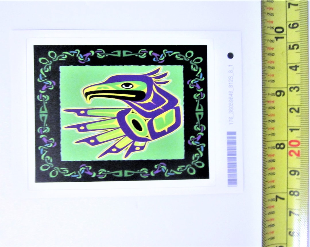 First Nations ''sea Hawk'' Sticker Decal West Coast Native Indigenous ...