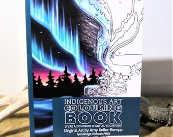 Ojibway First Nation Coloring Book Native Indigenous Art - Etsy