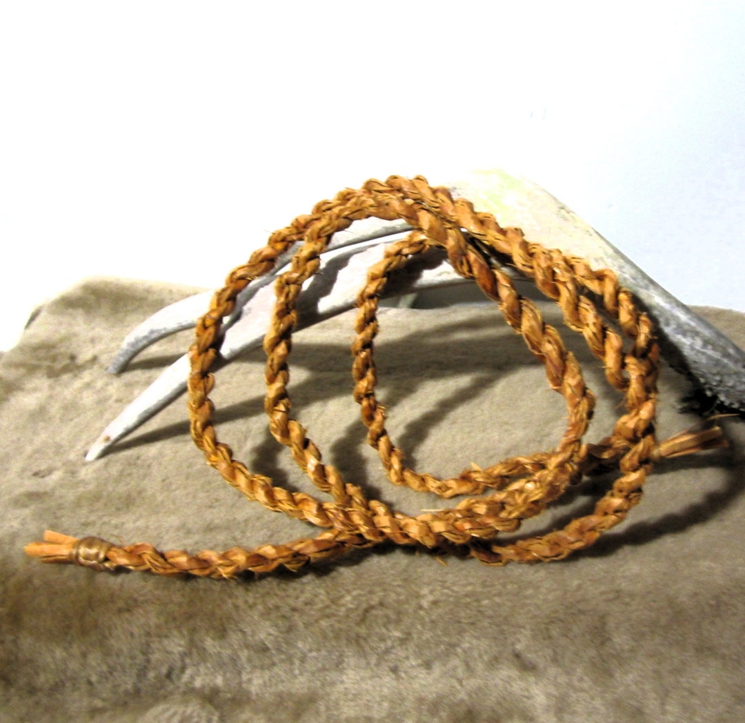 Nuu Chah Nulth First Nation '1/2'' Inch Red Cedar Bark Rope' 6.5 FT ...