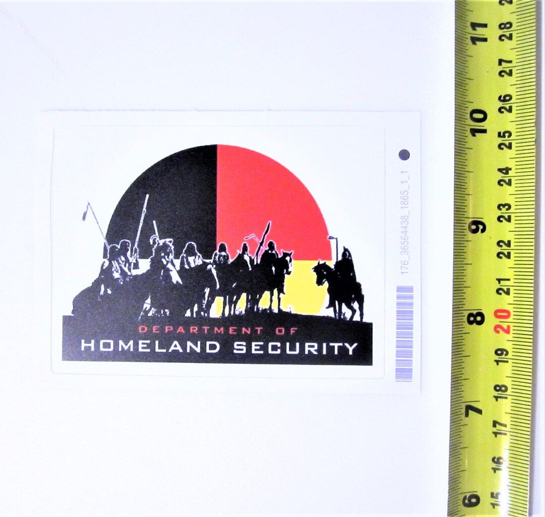 First Nations 'homeland Security' Sticker Decal West Coast Native ...