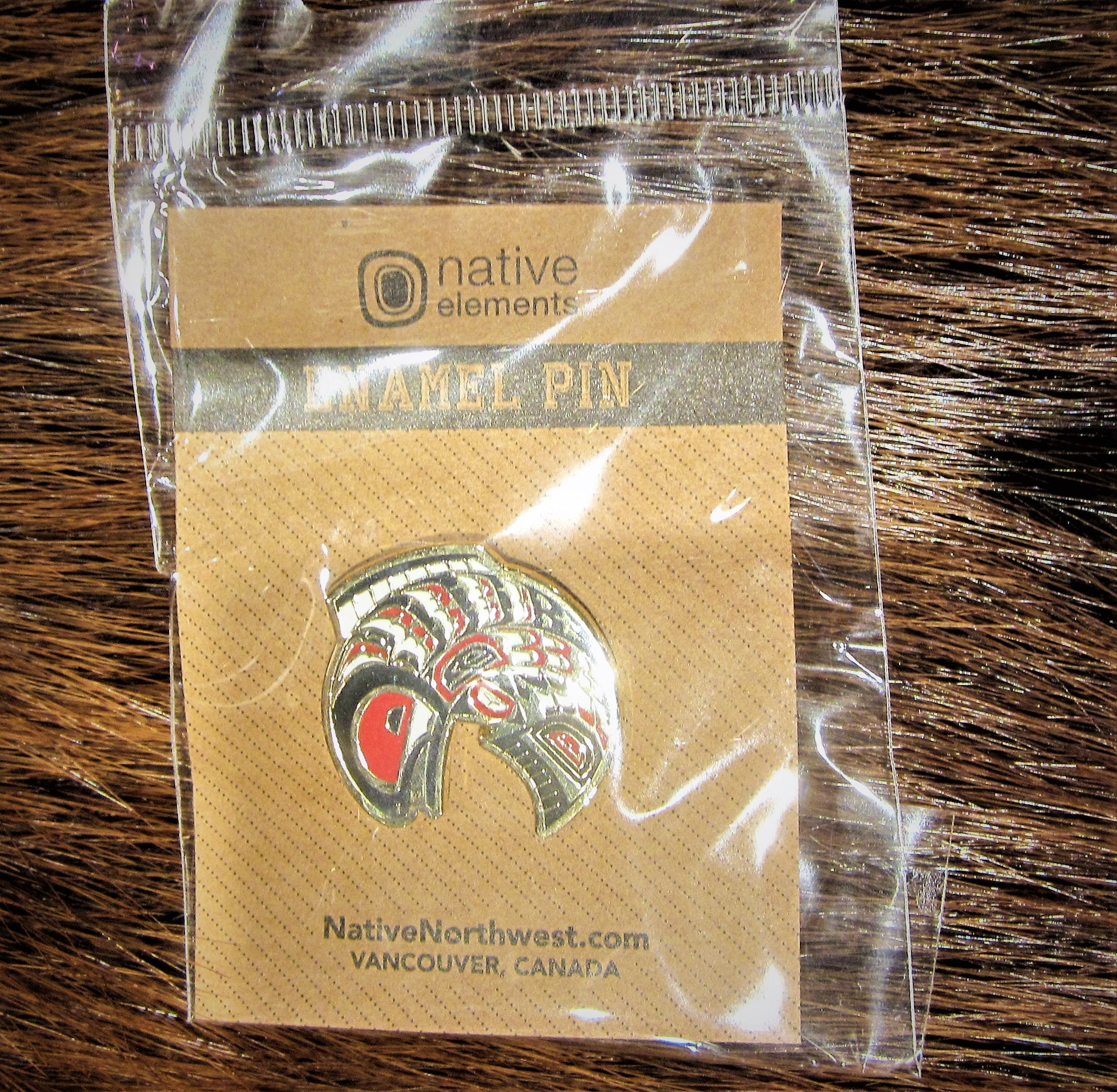 Haisla First Nations 'salmon' Enamel Pin Brooch Pacific North West ...
