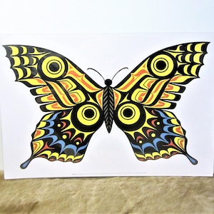 Haida First Nation 'butterfly' Contemporary Pacific North West Coast ...