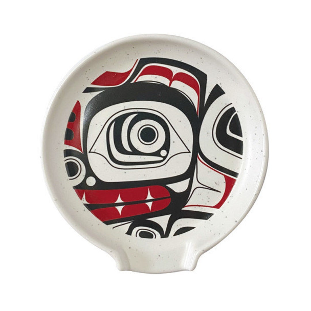 Tsimshian First Nation 'matriarch Bear' Ceramic Spoon Rest Pacific ...