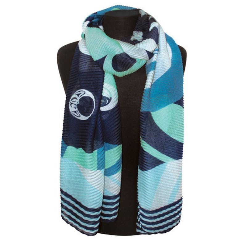 Coast Salish Kwakiutl First Nation 'moon Phases' Eco Scarf Pacific ...