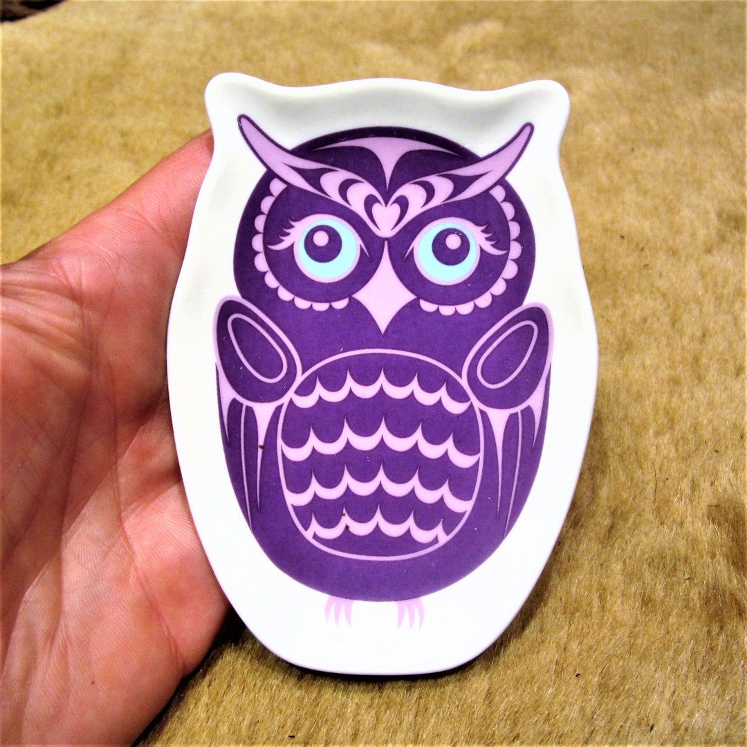 Coast Salish First Nation 'owl' Trinket Dish West Coast Native ...