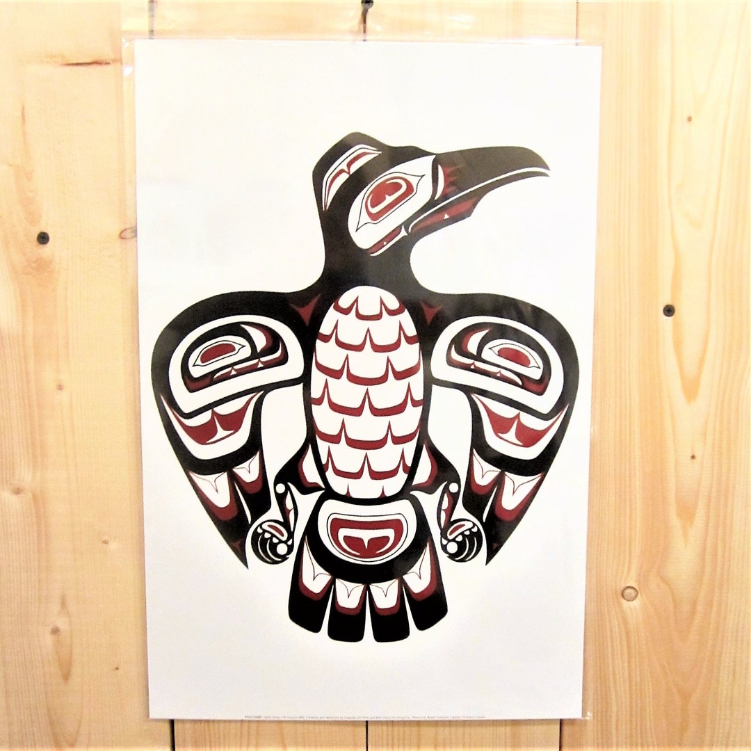 Haida First Nation 'raven' Contemporary Pacific North West Coast Native ...