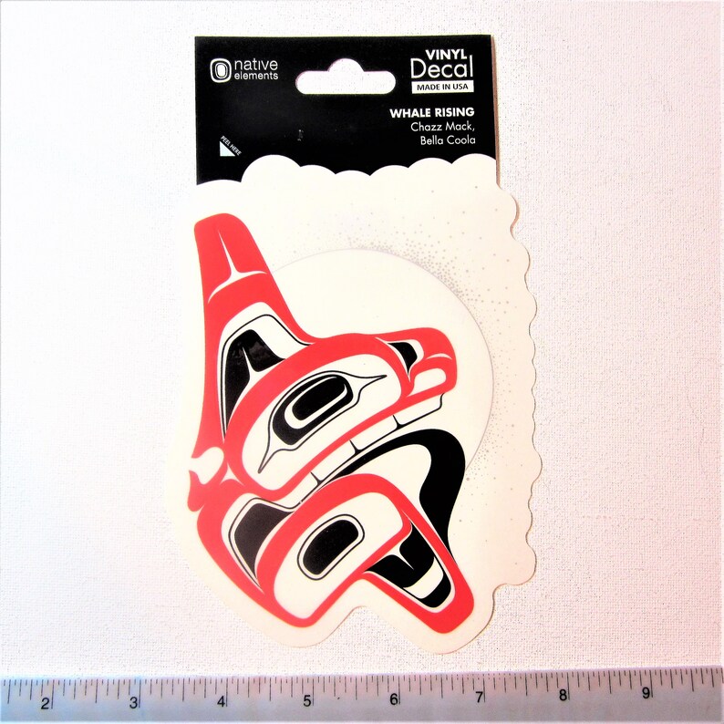 Bella Coola First Nation 'orca Whale Rising' Pacific | Etsy