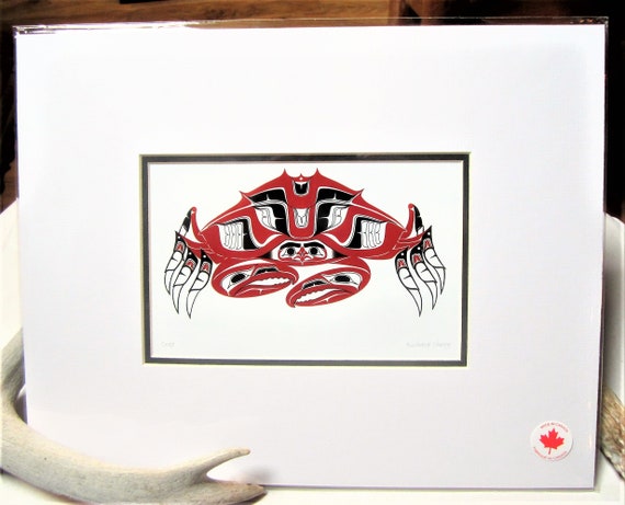 Northern Tuchone First Nation ''crab'' - Etsy