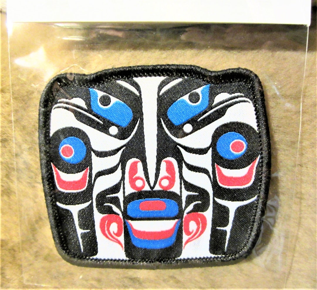 Haida First Nation 'eagle & Raven' Iron on Embroidered Patch 2.5'' - 3 ...