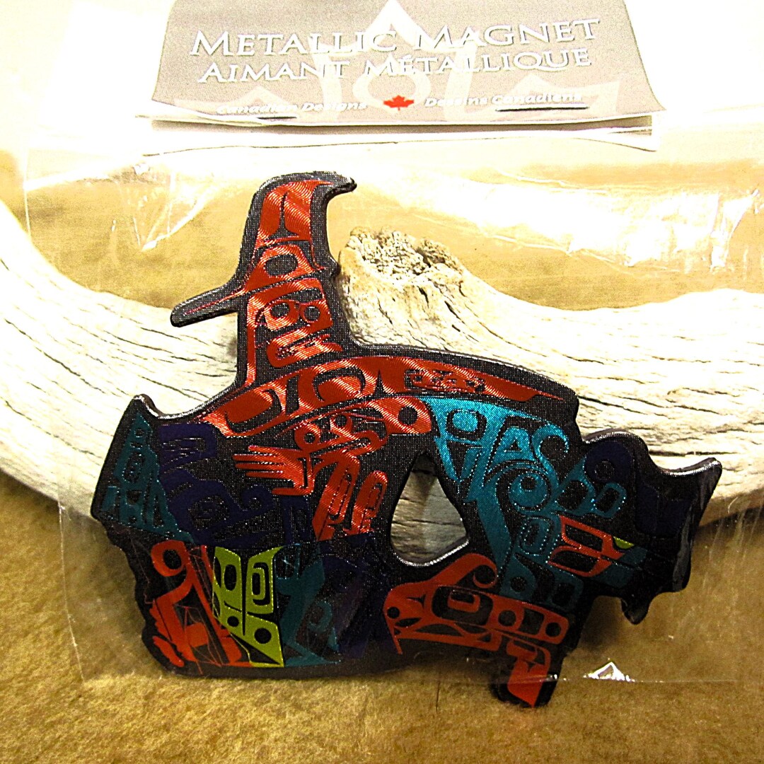 Kwakiutl First Nations 'our Canada' Pacific North West Coast Metallic ...