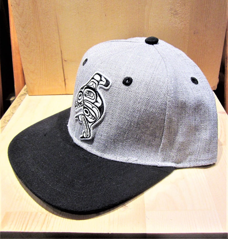 Haida First Nations 'whale' Snapback Ball Cap Hat - Etsy