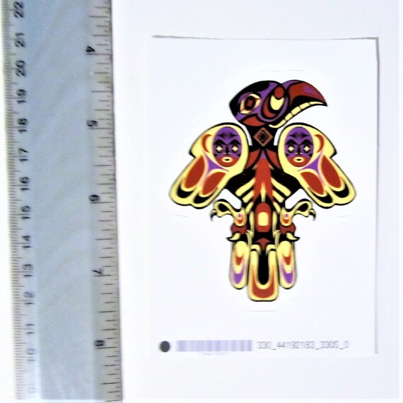 First Nations 'eagle Eye' Sticker Decal Pacific North - Etsy
