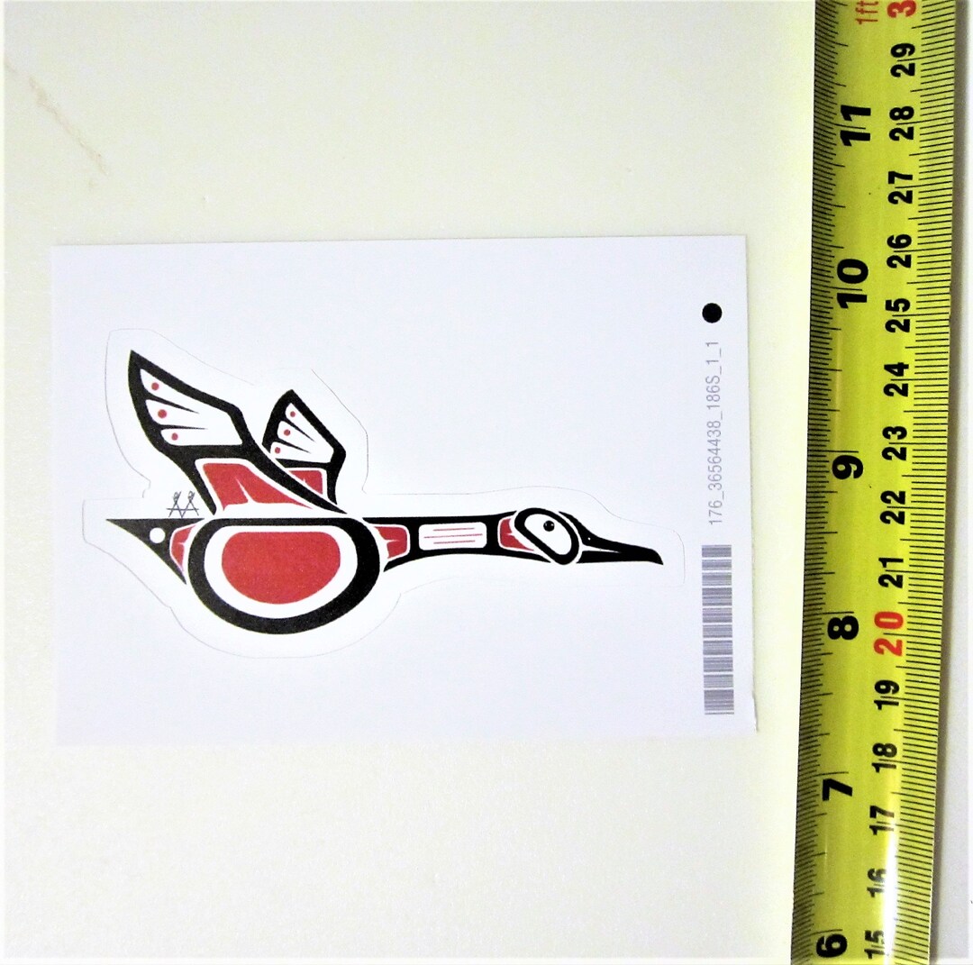 First Nations ''goose'' Sticker Decal West Coast Native Indigenous Art ...