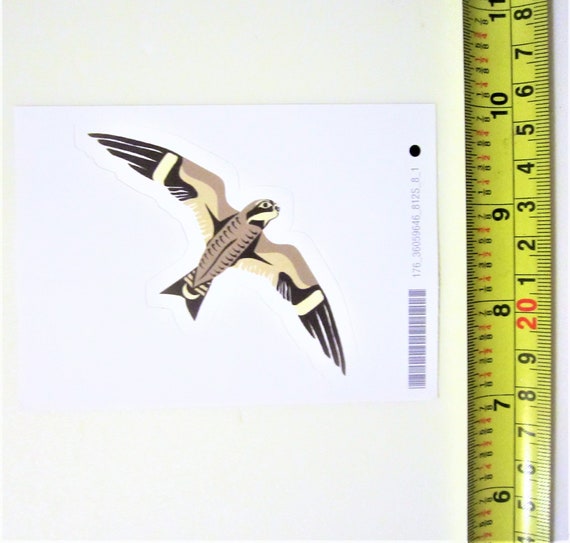 First Nations 'falcon' Sticker Decal West Coast Native | Etsy