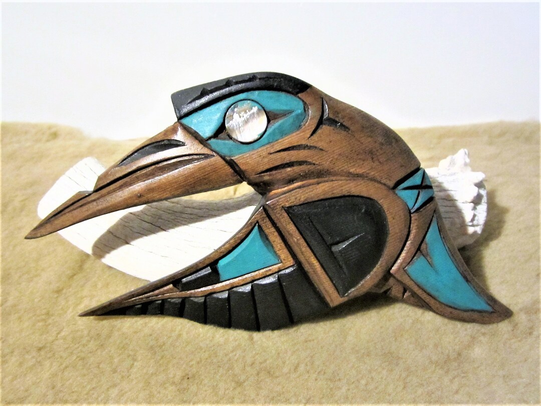 Nuu Chah Nulth First Nation 'hummingbird' Carving Pacific North West ...