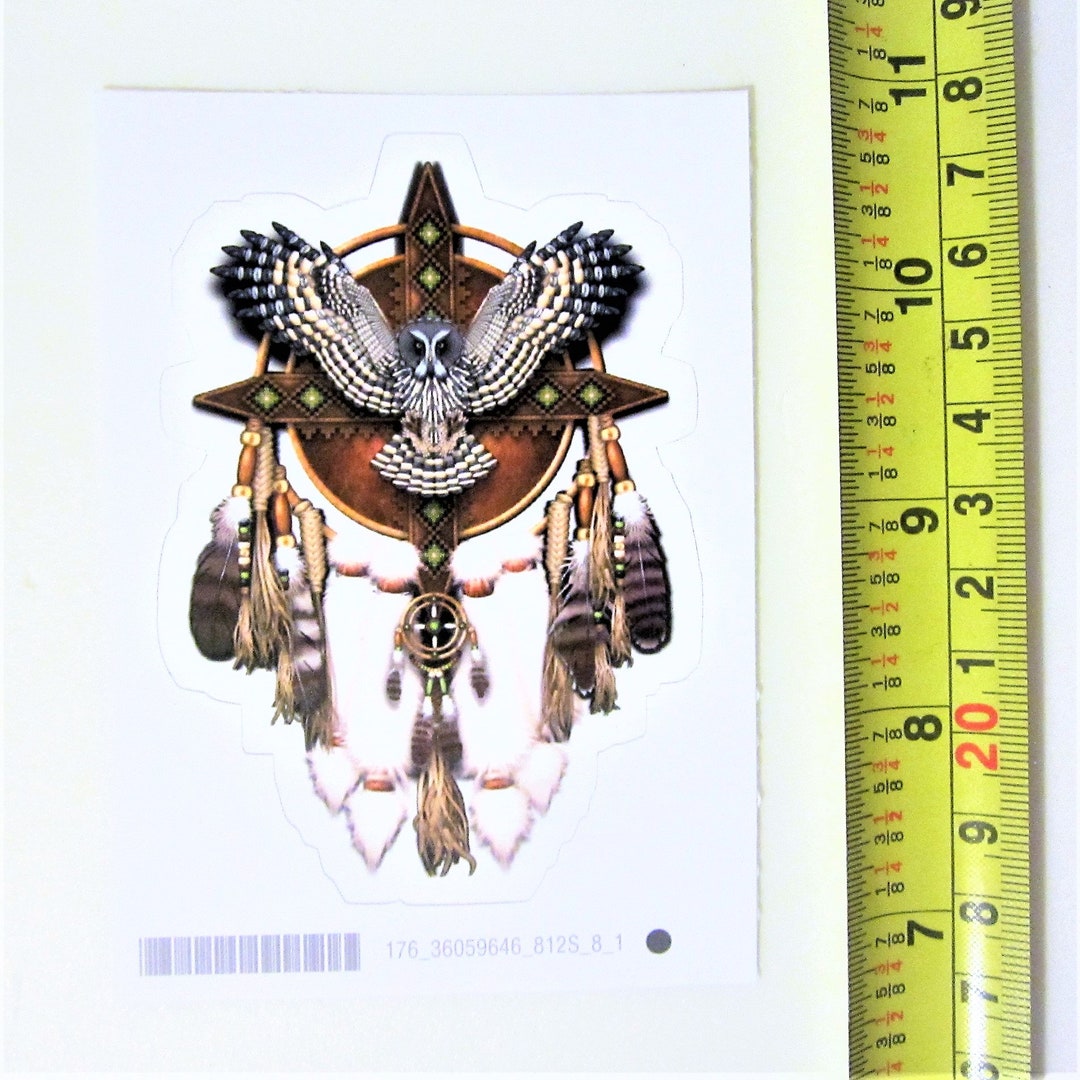 First Nations 'owl's Dream' Sticker Decal West Coast Native Indigenous ...