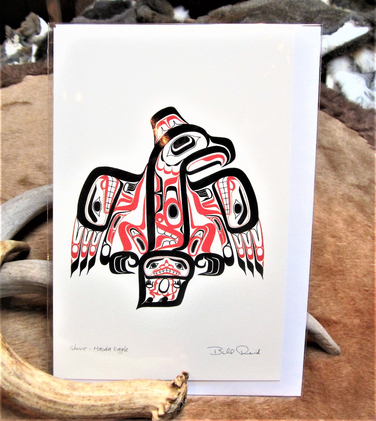 Haida First Nations ''eagle'' Post Card & - Etsy