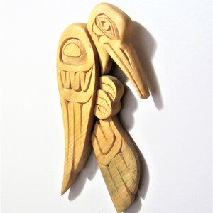 Lytton First Nation ''hummingbird'' Cedar Wood Carving West Coast ...