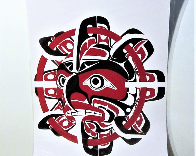 Gitxsan First Nation 'circle of Light' Contemporary Pacific North West ...