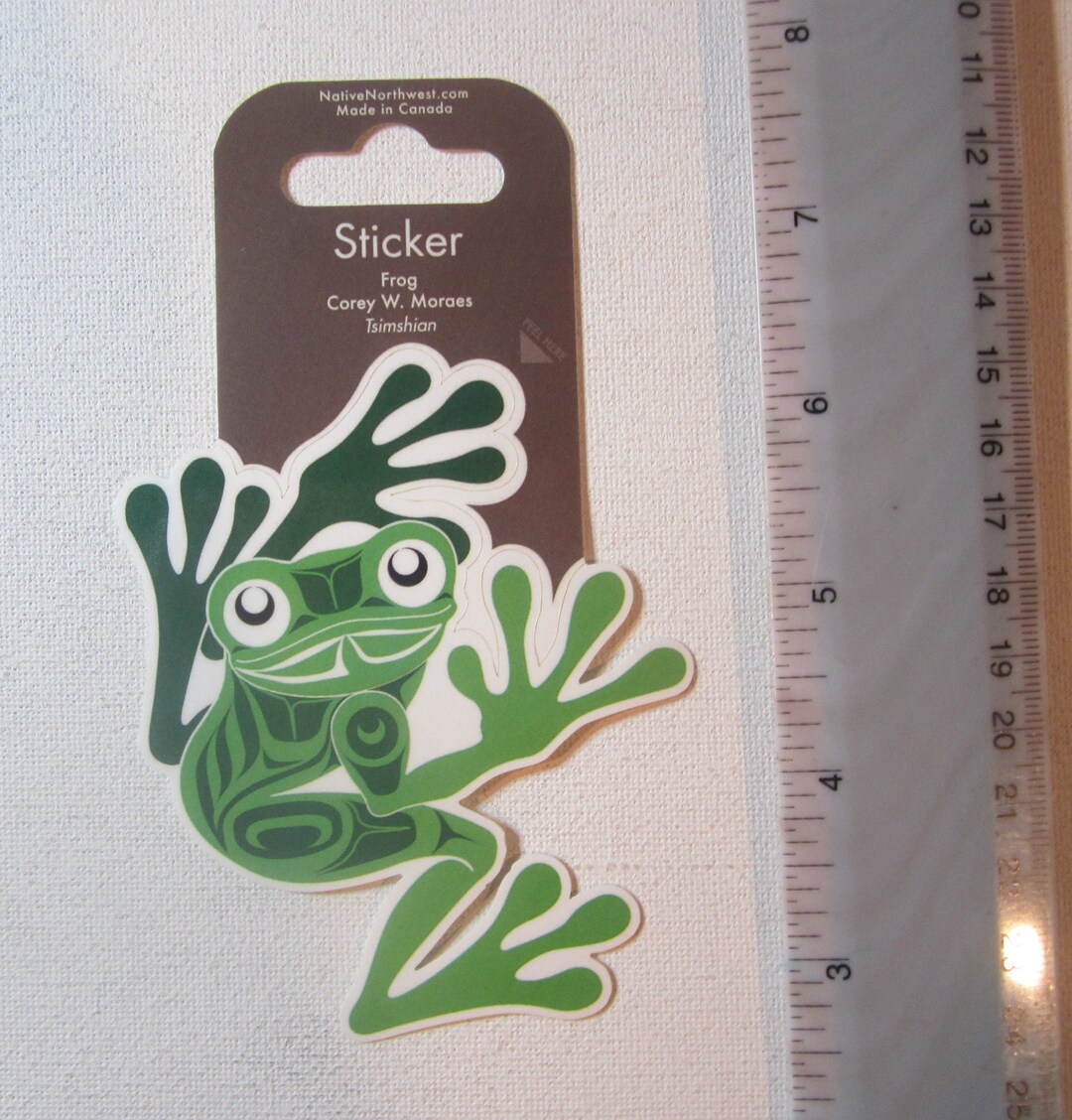 Tsimshian First Nation 'frog 'vinyl Sticker Decal Pacific North West ...
