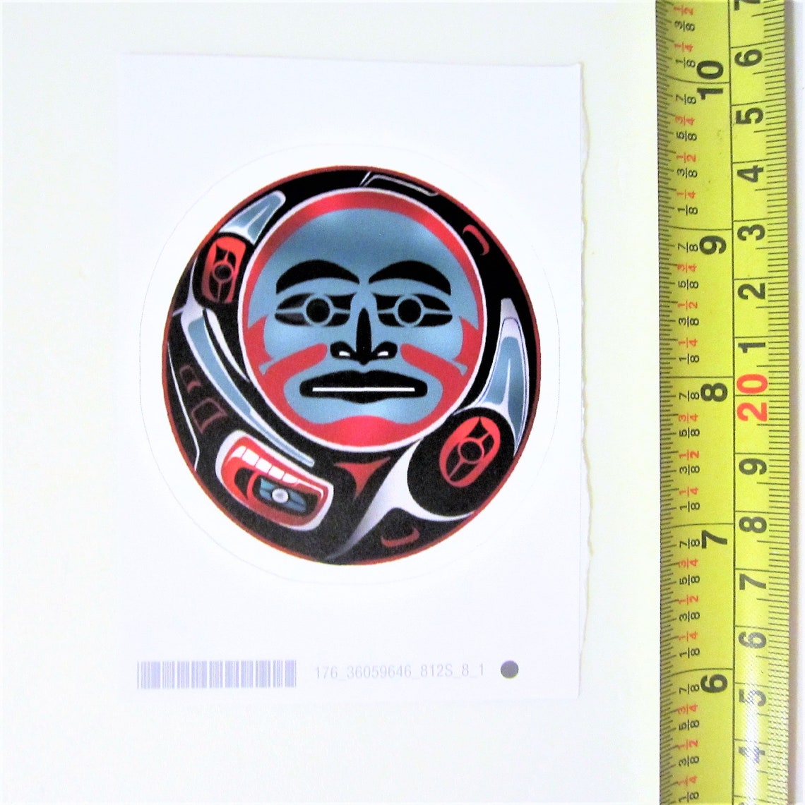 First Nations ''full Moon'' Sticker Decal West - Etsy
