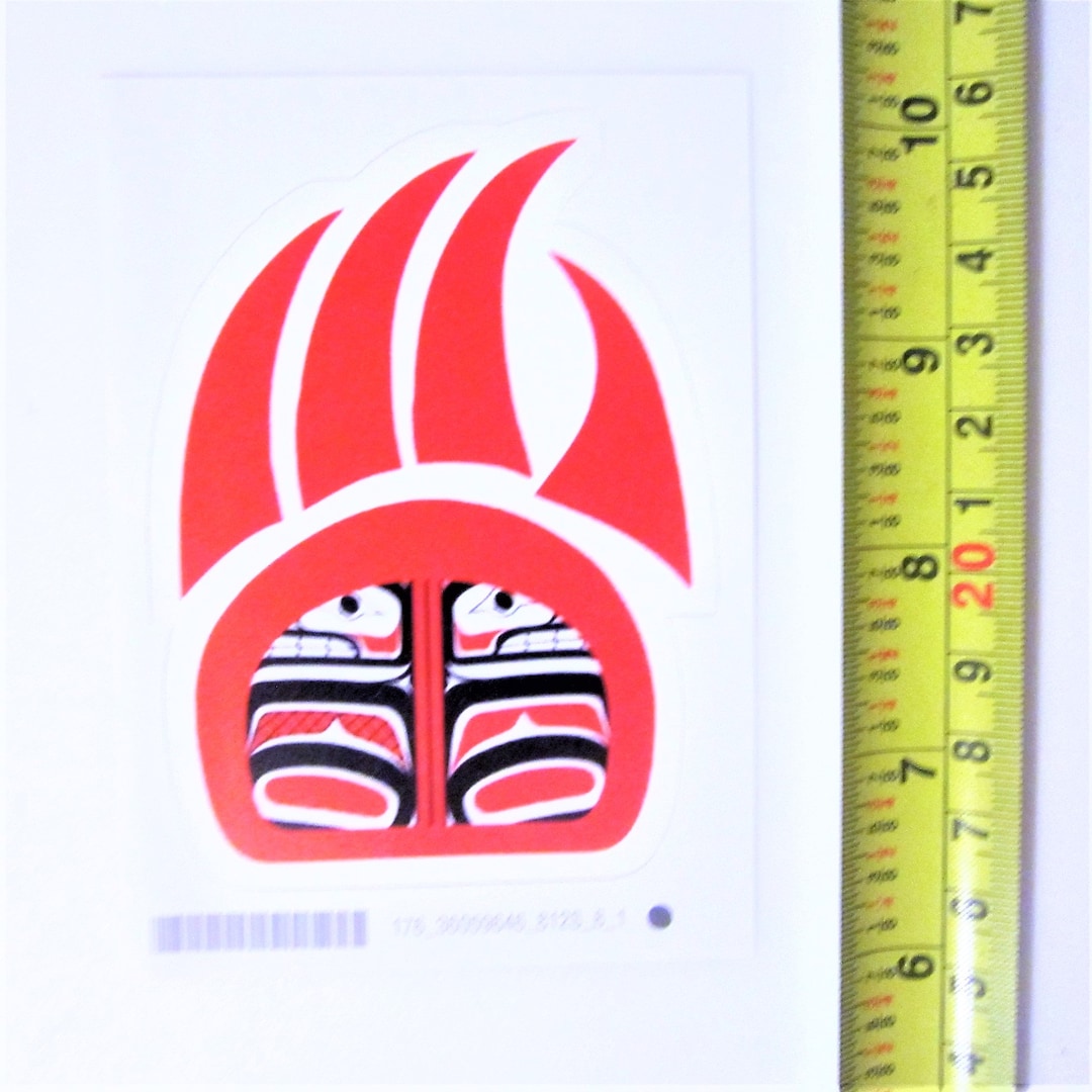 First Nations 'spirit Paw' Sticker Decal Pacific North West Coast ...