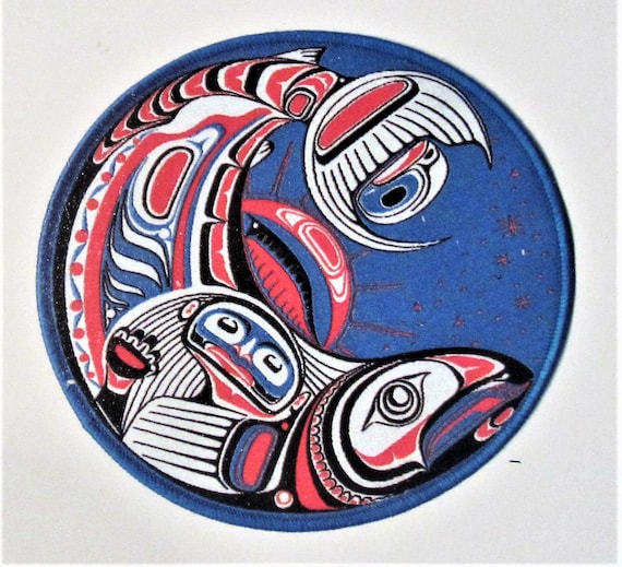 Haisla First Nation 'freedom Fighter Salmon' Iron on - Etsy