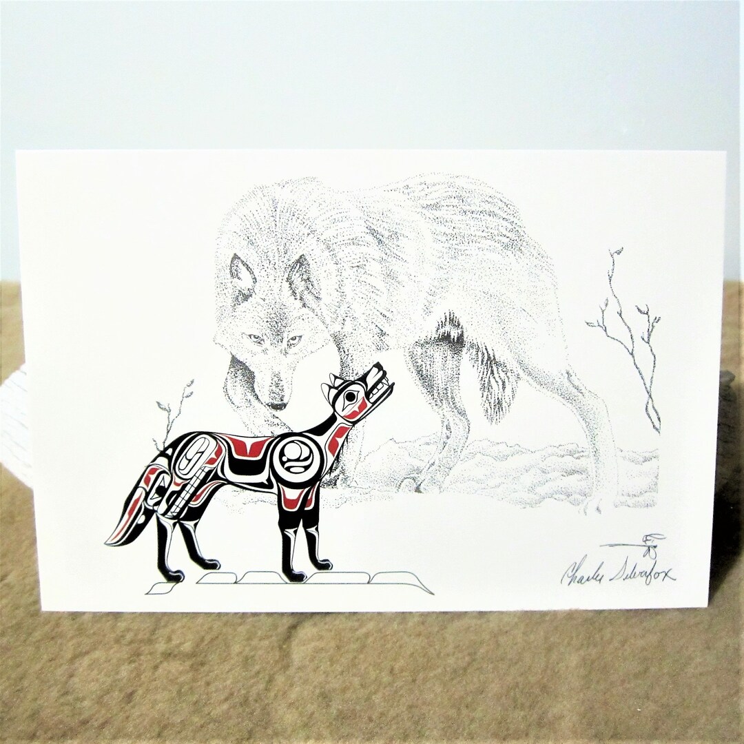 Tlingit First Nations ''wolf'' Pacific North West Coast Native ...