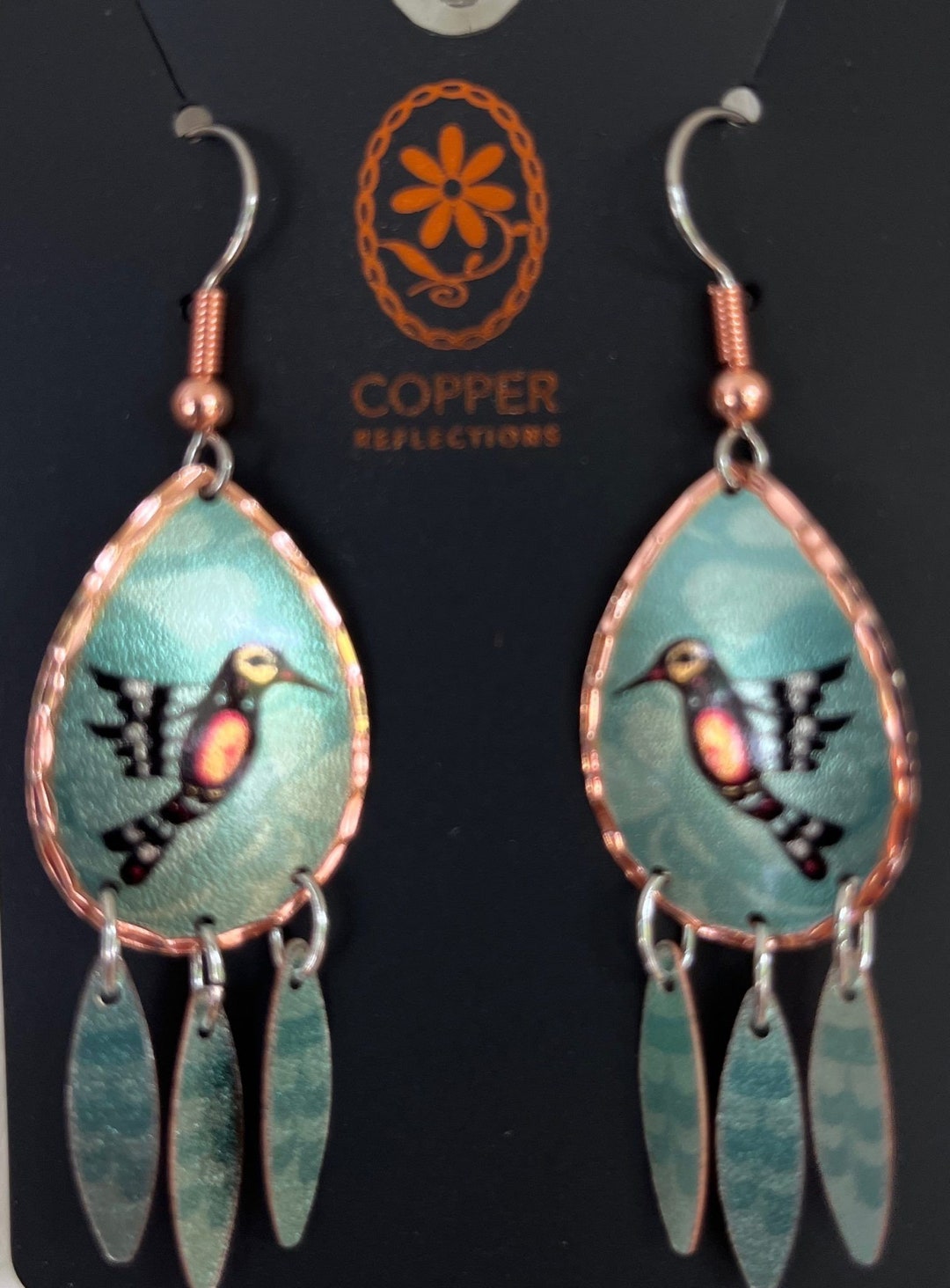 First Nations Copper Silver Plate Earrings Pacific North West - Etsy
