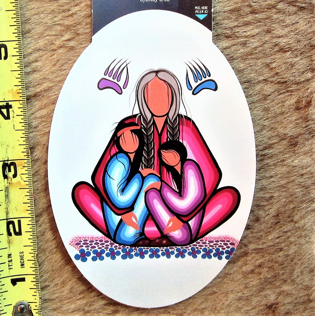 Ojibway Cree First Nation ''family Strength'' Vinyl Sticker Decal ...