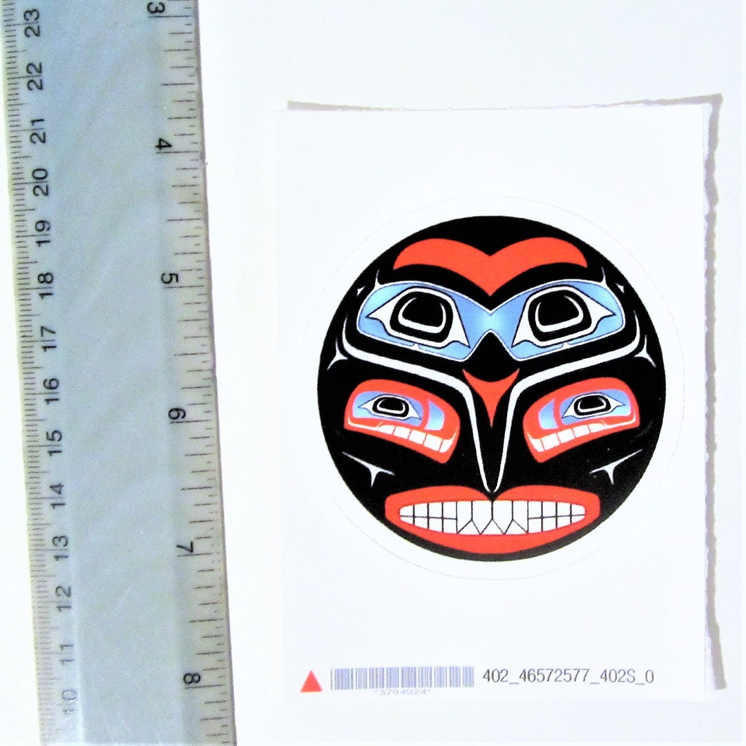 First Nations ''the Watcher'' Sticker Decal Pacific North West Native ...