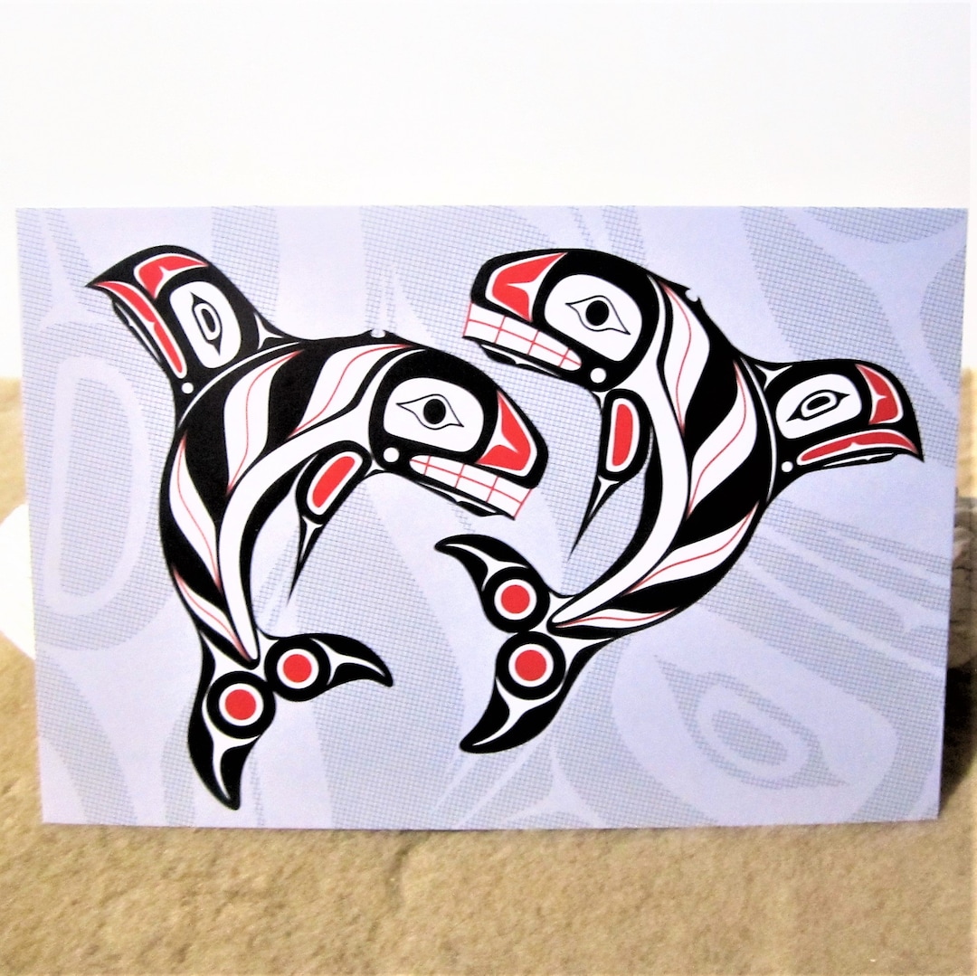 Haida First Nations ''raven Fin Killer Whale'' Pacific North West Coast ...