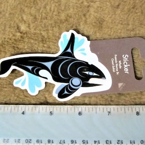 Coast Salish First Nation 'whale' Vinyl Sticker Decal Pacific North ...