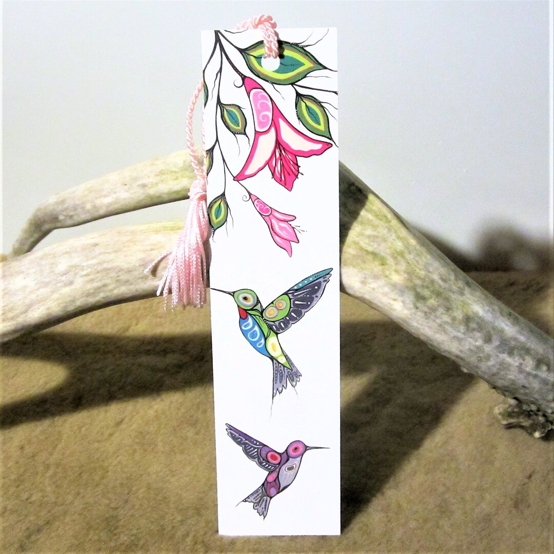 Metis Cree First Nation ''hummingbirds'' Book Mark Sub Arctic ...