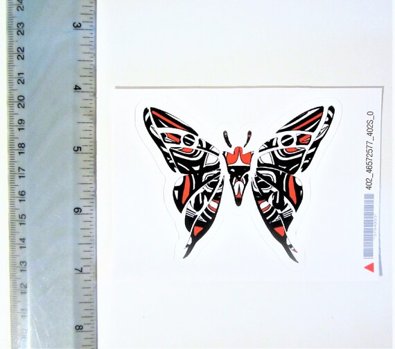 First Nations ''butterfly'' Sticker Decal - Etsy