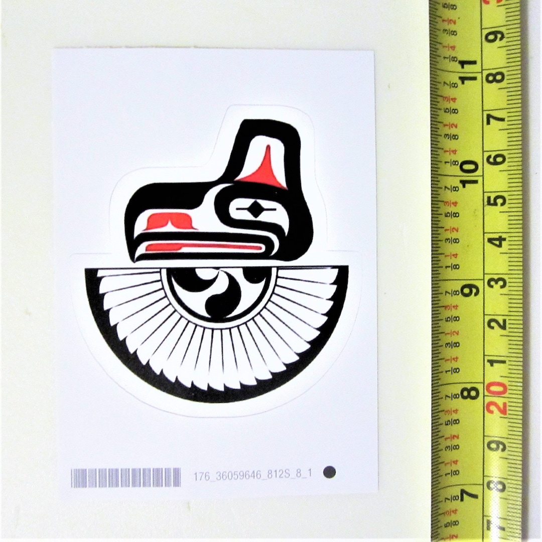 First Nations ''eagle' Sticker Decal West Coast Native Indigenous Art ...