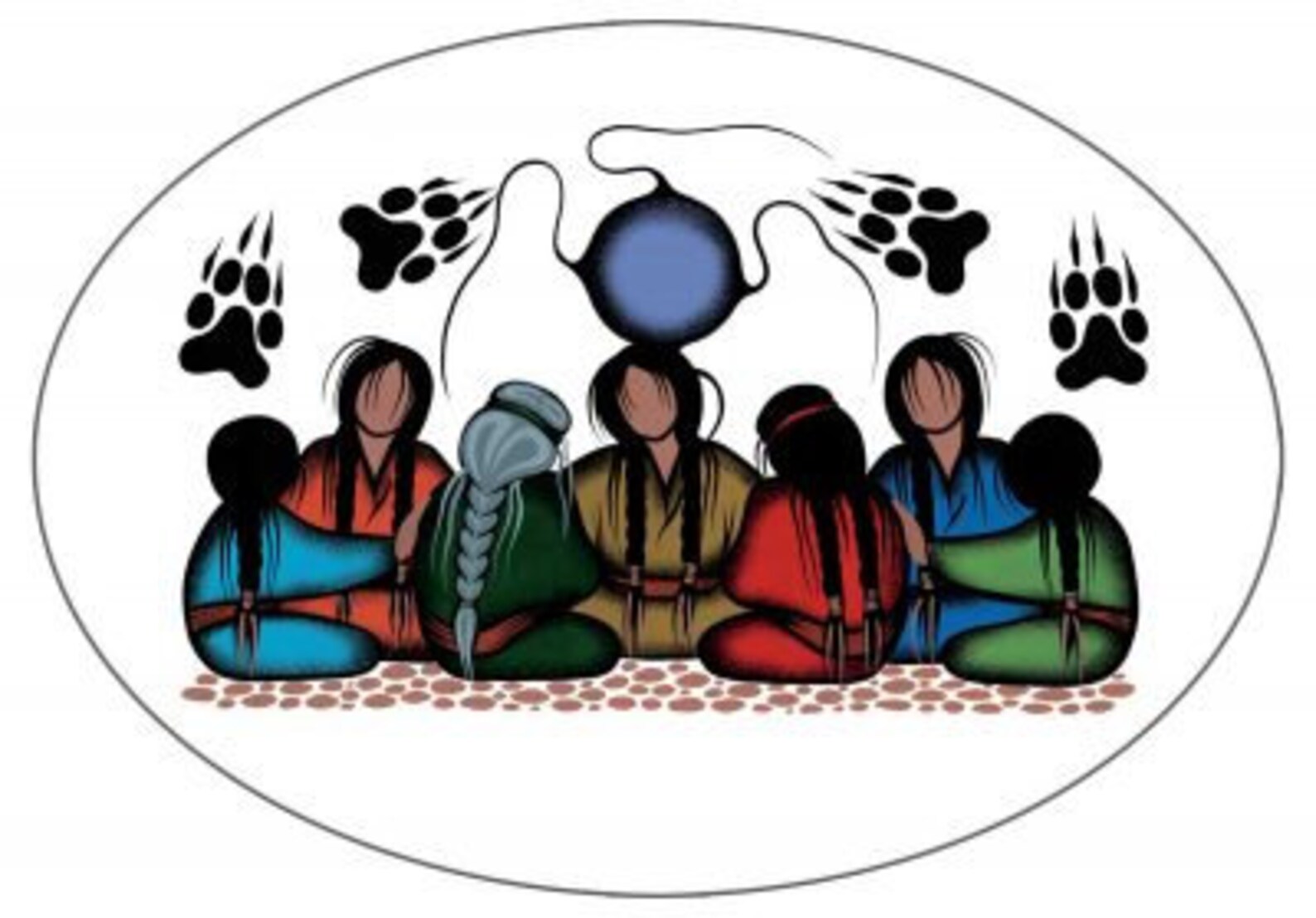 Ojibway Cree First Nation ''strength Working Together'' Vinyl Sticker ...