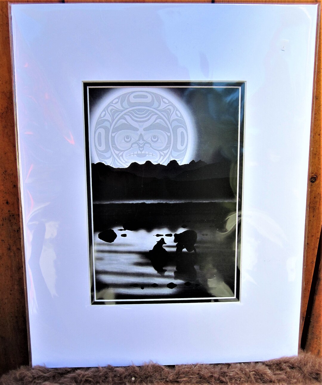 Kwakiutl First Nation ''mother & Daughter'' Contemporary Pacific North ...