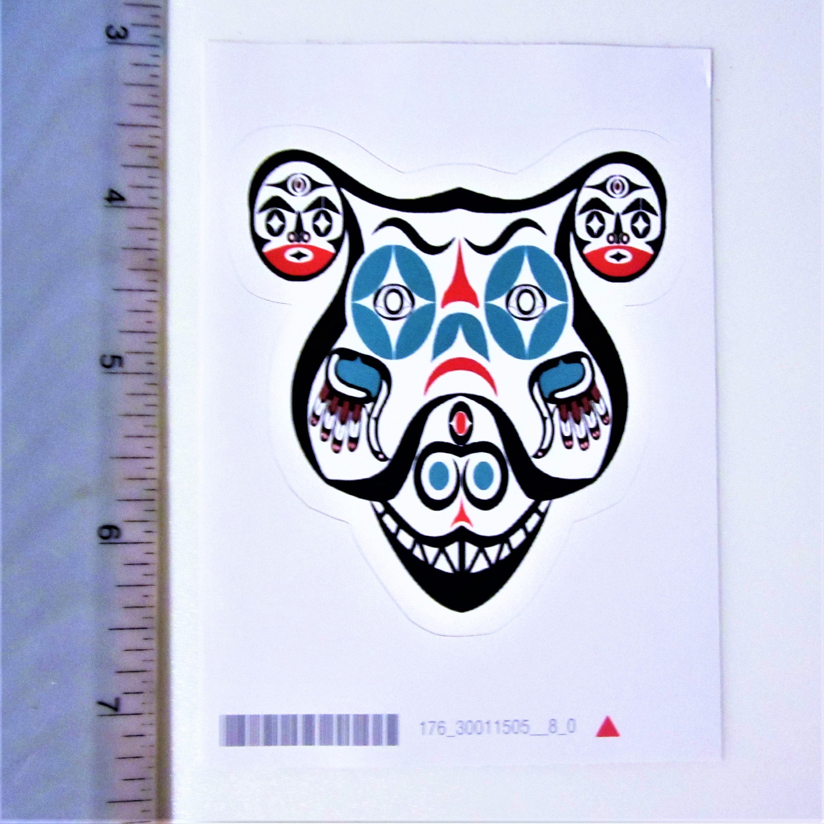First Nations ''bear'' Sticker Decal Native Westcoast Indigenous Art ...
