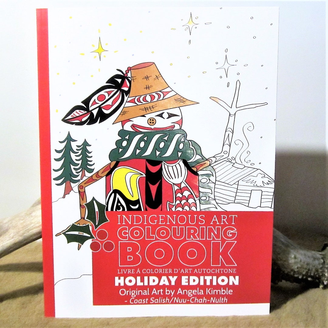 Coast Salish Nuu-chah-nulth First Nation 'holiday Edition' Coloring ...