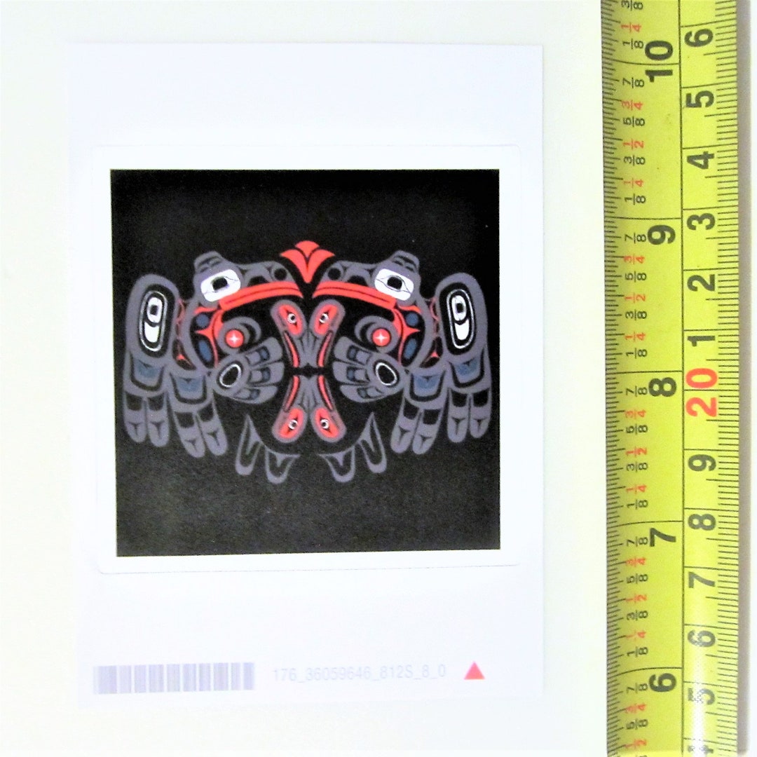 First Nations 'eagle Crest' Sticker Decal Pacific North West Coast ...