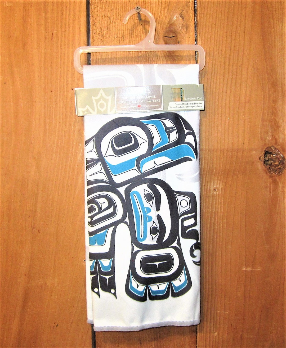 Tlingit First Nation ''love Birds'' Microfiber Towel Pacific North West ...