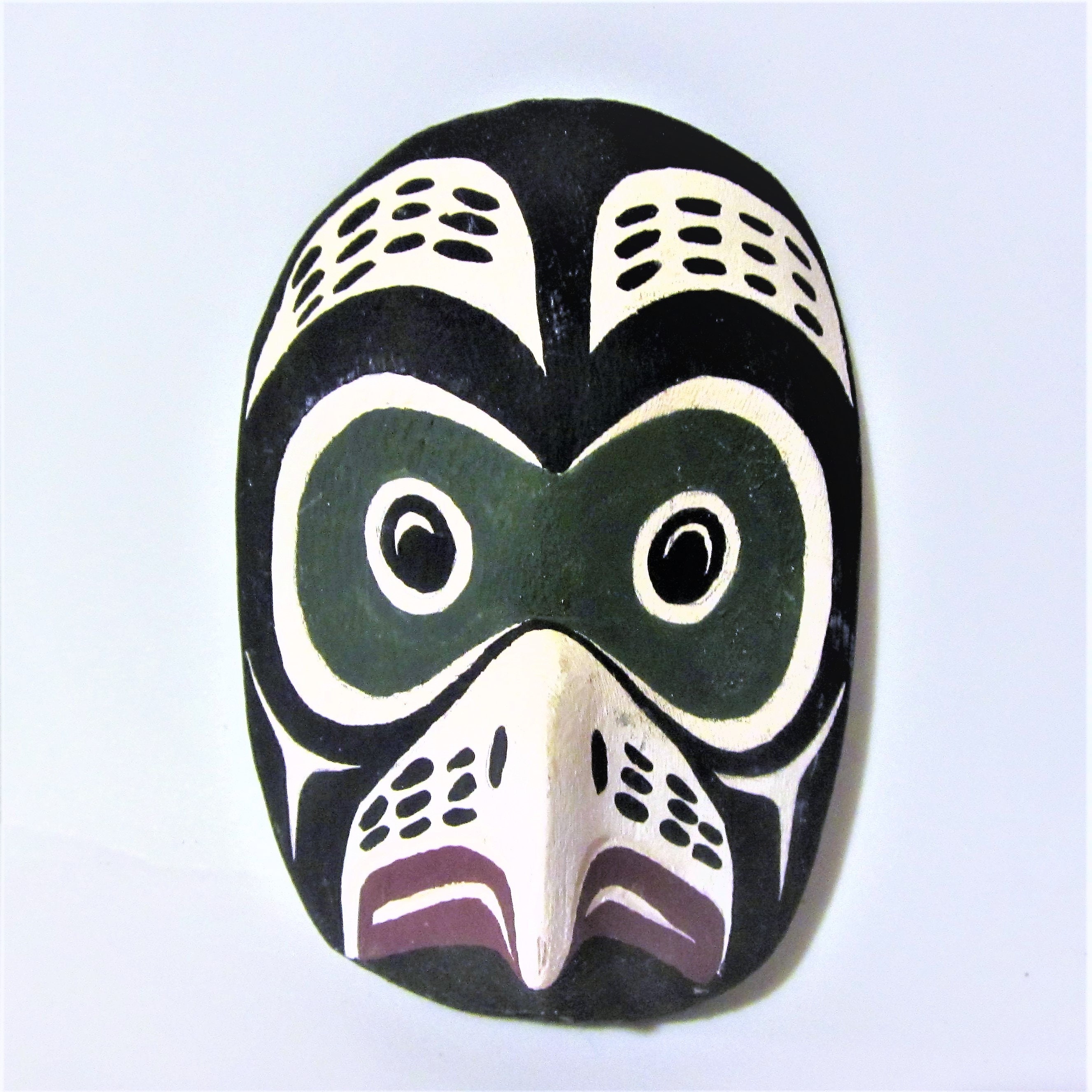 Native American Masks With Feathers