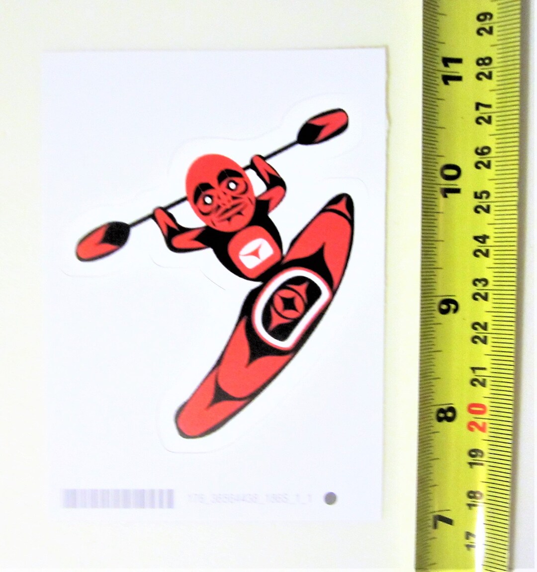 First Nations ''kayak'' Sticker Decal West Coast Native Indigenous Art ...