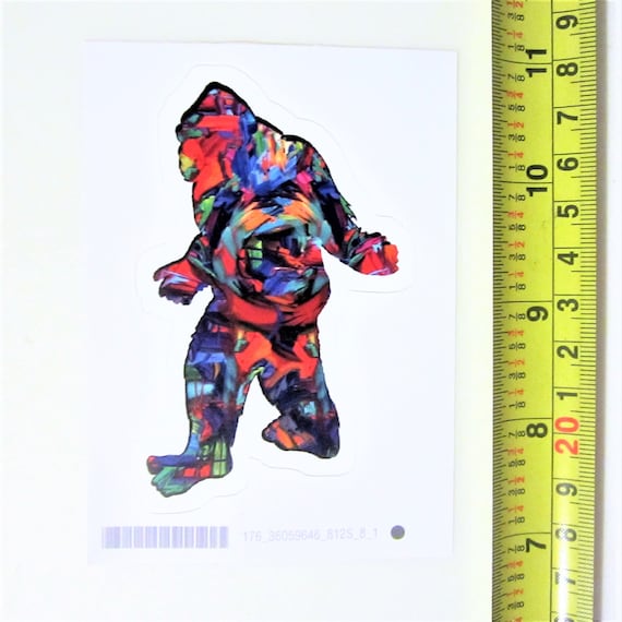 First Nations Rainbow ''sasquatch'' Sticker | Etsy